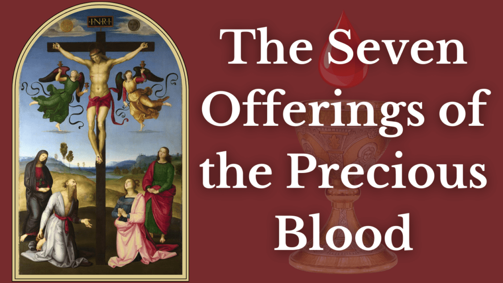 The Seven Offerings of the Most Precious Blood – MOTHER & REFUGE OF THE ...